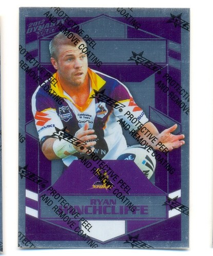 2012 NRL SELECT DYNASTY SILVER PARALLEL SP81 Ryan Hinchcliffe ...