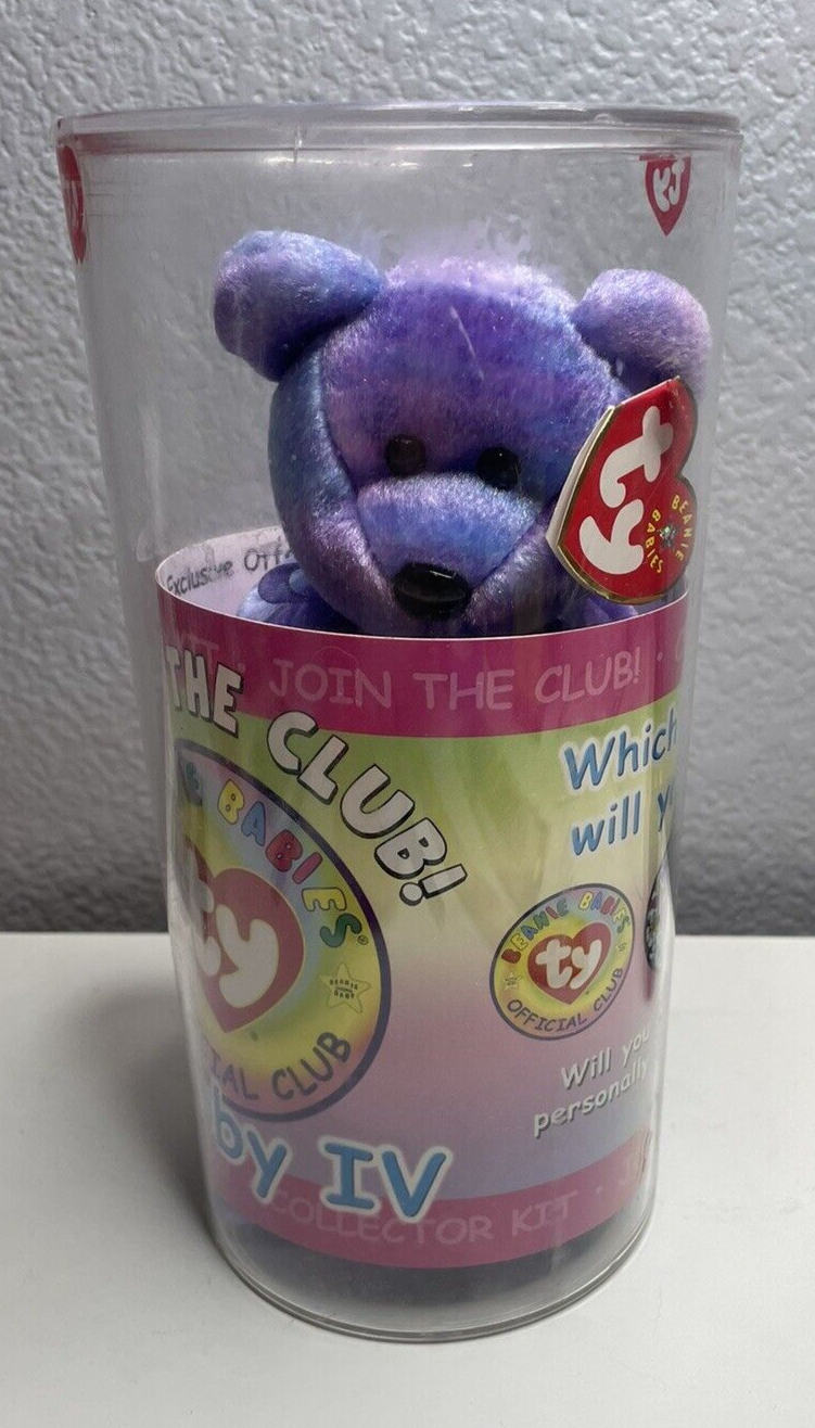 Beanie Baby CLUBBY IV 4, In Original Container, seal unbroken | eBay