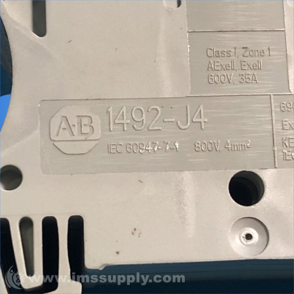 Allen Bradley 1492-J4 Terminal Block 8699 | eBay