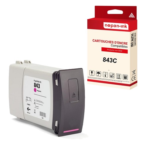NOPAN-INK - x1 Cartouche compatible pour HP 843C C1Q67A Magenta | eBay