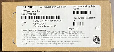 Control Panels & Keypads - Lenel