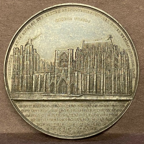 Jacques Wiener Cathedral Medal Cologne 59mm | eBay