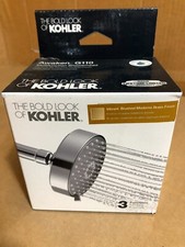 KOHLER 26307-2MB Statement Rain Head Shower Arm/Flange Brushed Moderne ...