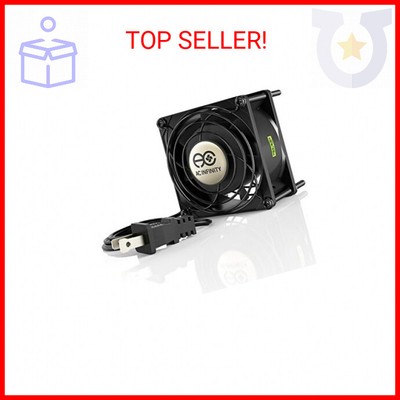 AC Infinity AXIAL 8038, Quiet Muffin Fan, 120V AC 80mm x 38mm Low Speed ...