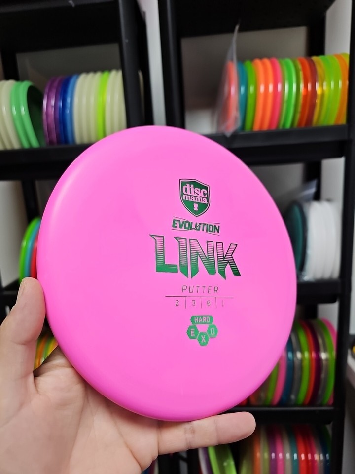 Discmania Discs Exo Hard Link Pink 174g disc golf putter | eBay