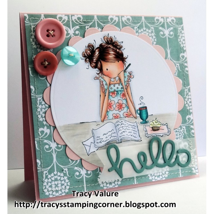 UPTOWN GIRL LOVES-Stamping Bella Cling Rubber Stamp-Stamping Craft ...