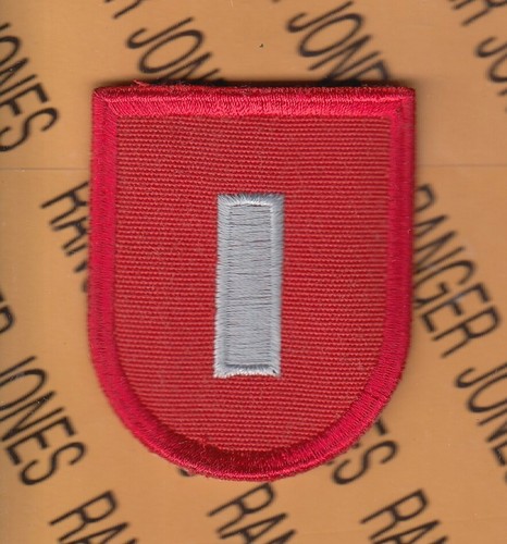 7th Special Forces Group Airborne SFGA 1LT Rank beret flash patch c/e ...