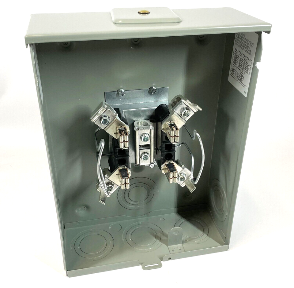 GE ABB Meter Socket GEKS1CS1DTV Ringless 4 Jaw 200A 600VAC NEMA 3R | eBay