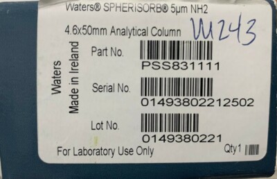 New And/or Rarely used waters SPHERISORB 5um NH2 (4.6*50mm) | eBay