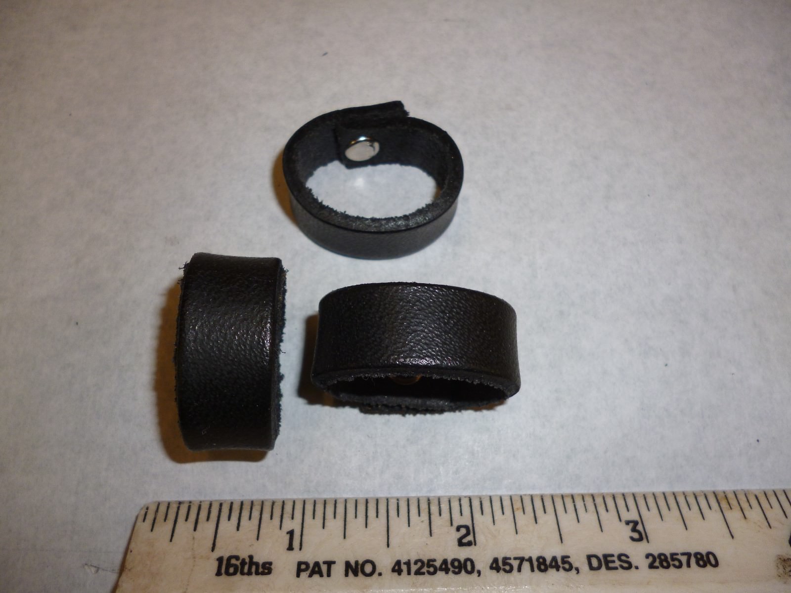 Black Belt Loops Real Leather Replacement Spare Loop Handmade Fits To ...