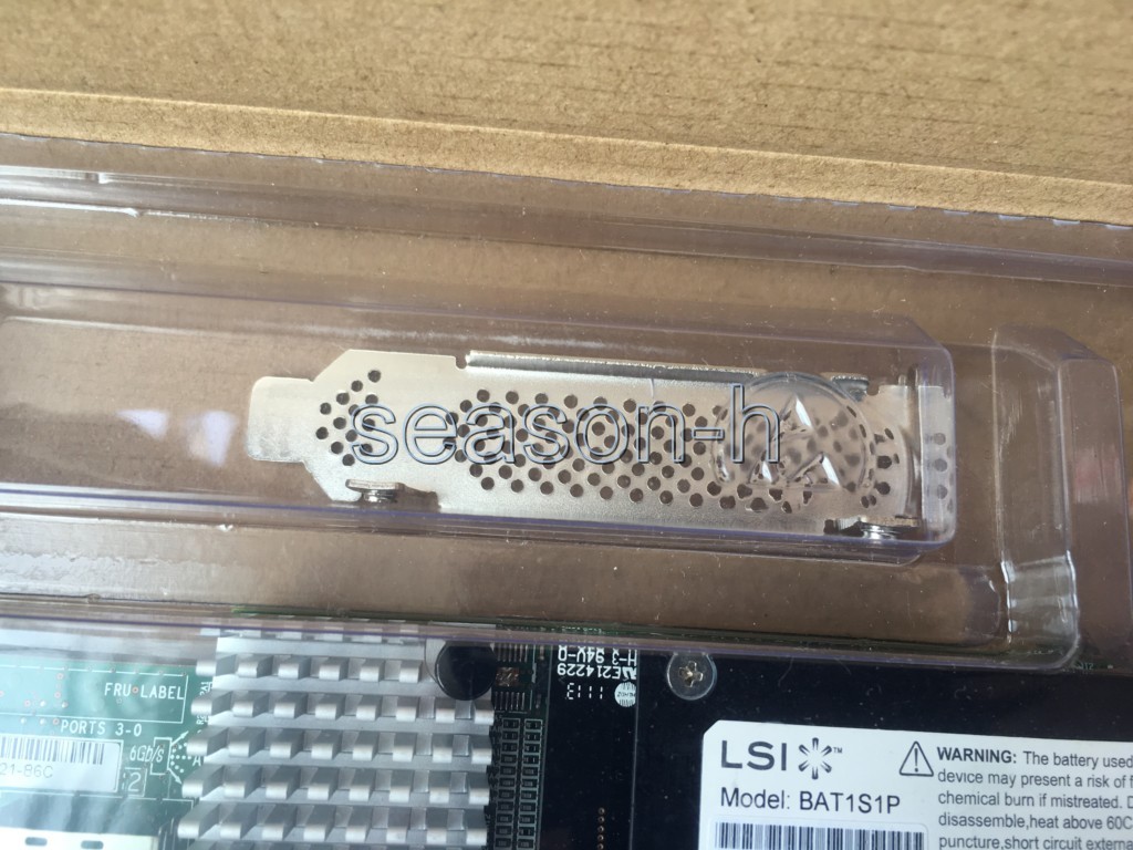 LSI MegaRAID SAS/SATA 9260-4i 4-Port 6Gb/s PCI-E RAID CARD+LSIBBU08 ...