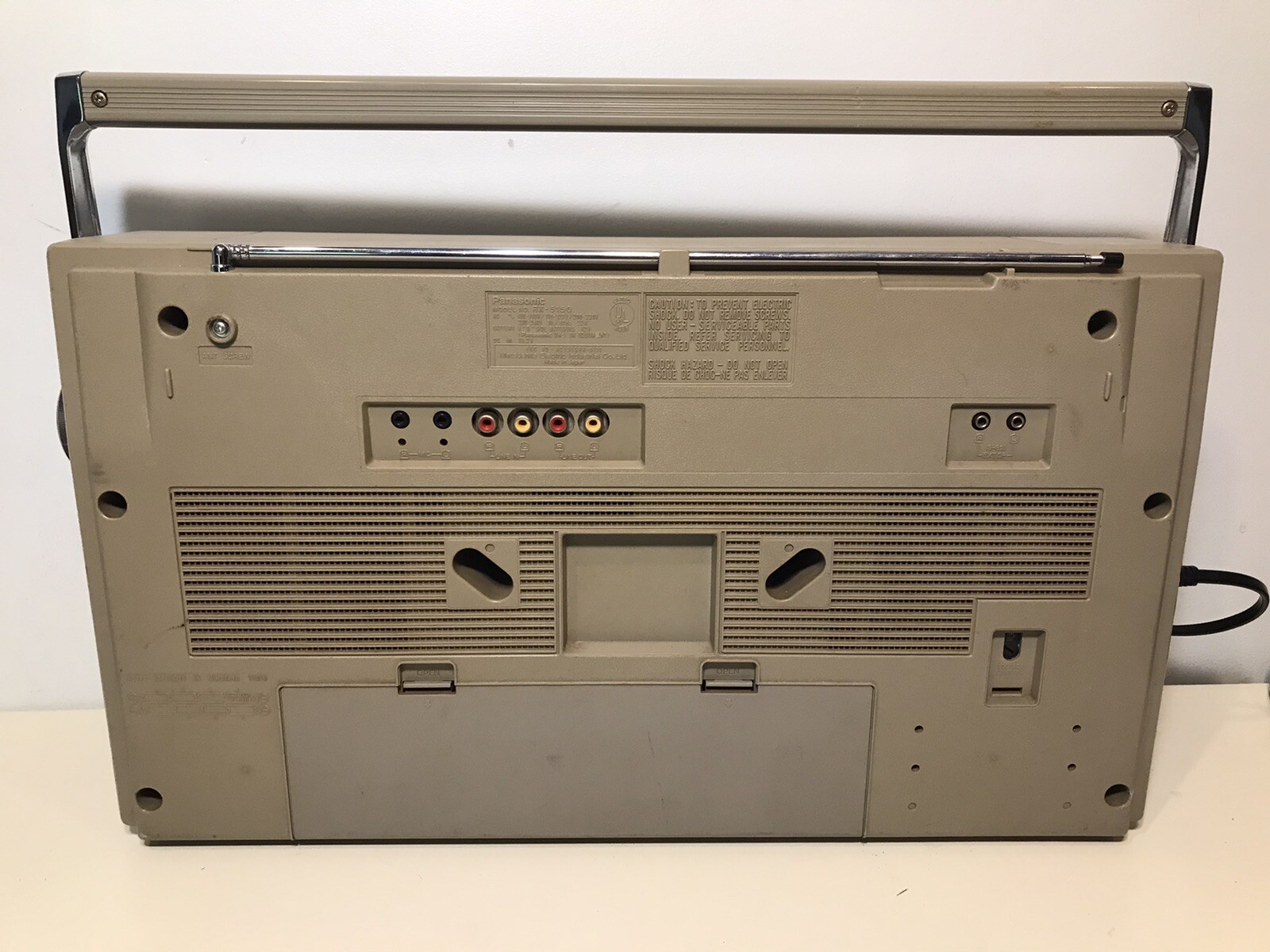 Panasonic RX-5150 Platinum Metal Cassette Boombox | AM/FM | Stereo L/R ...