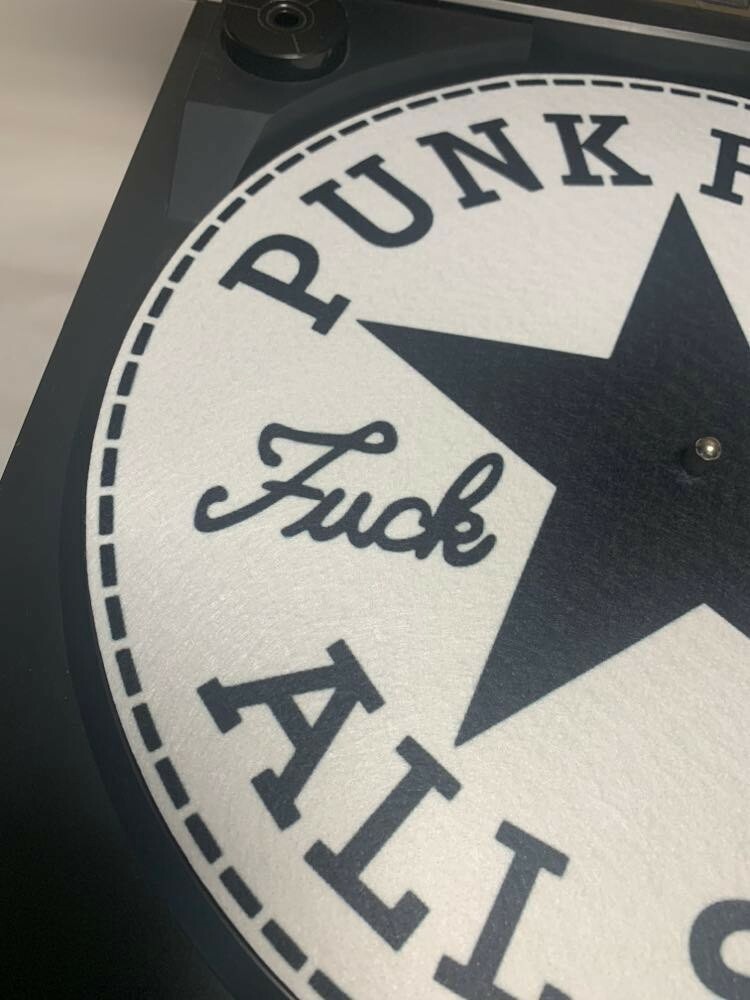 Punk Rock All Stars Retro Slipmat #3 Turntable 12 LP Record Player DJ ...