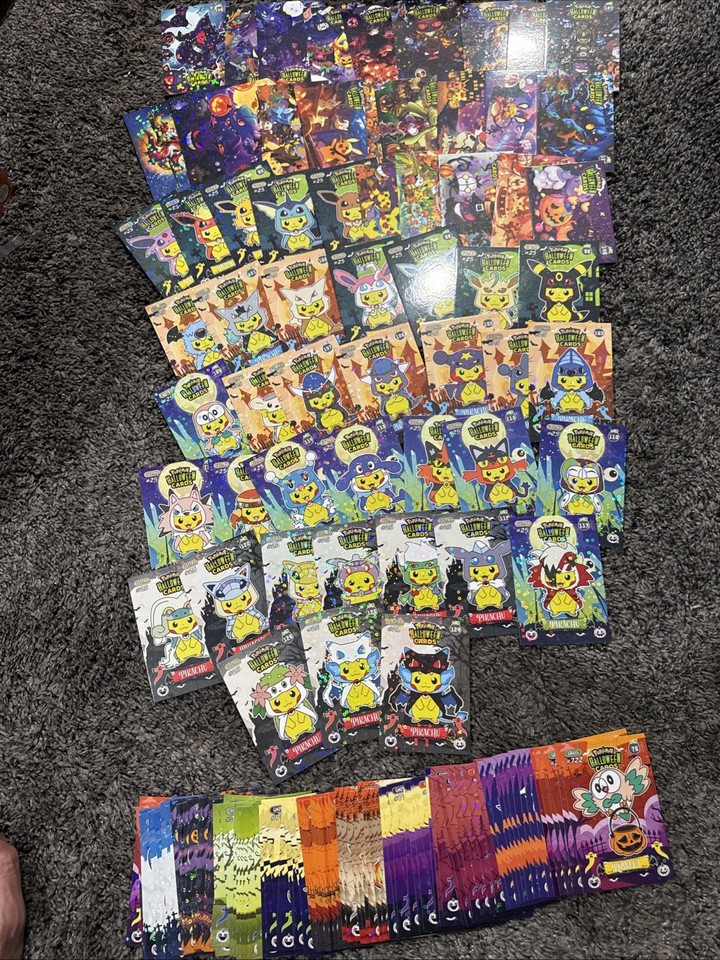 2025 BOX POKEMON HALLOWEEN Collectoons Cards 150/150 With 1 Special ...