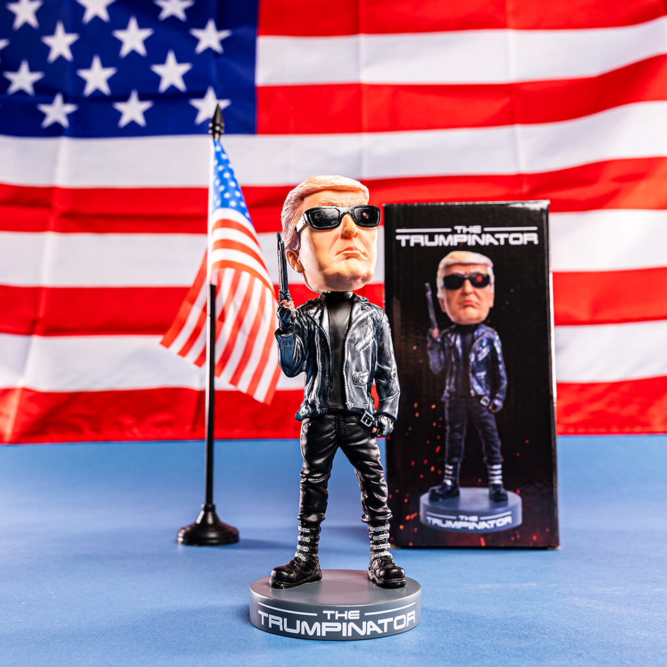 The Trumpinator Bobblehead - I'll Be Back in 2024 (Trump Bobblehead) | eBay