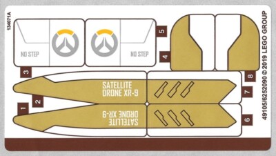 LEGO 75970stk01 OVERWATCH Sticker Sheet for Set 75970 - (49105/6252090 ...