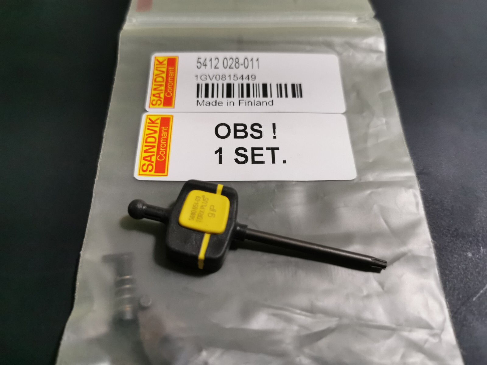 SANDVIK CLAMP SET 5412-028-011 / 5412028011 + Torx Plus 9IP | eBay