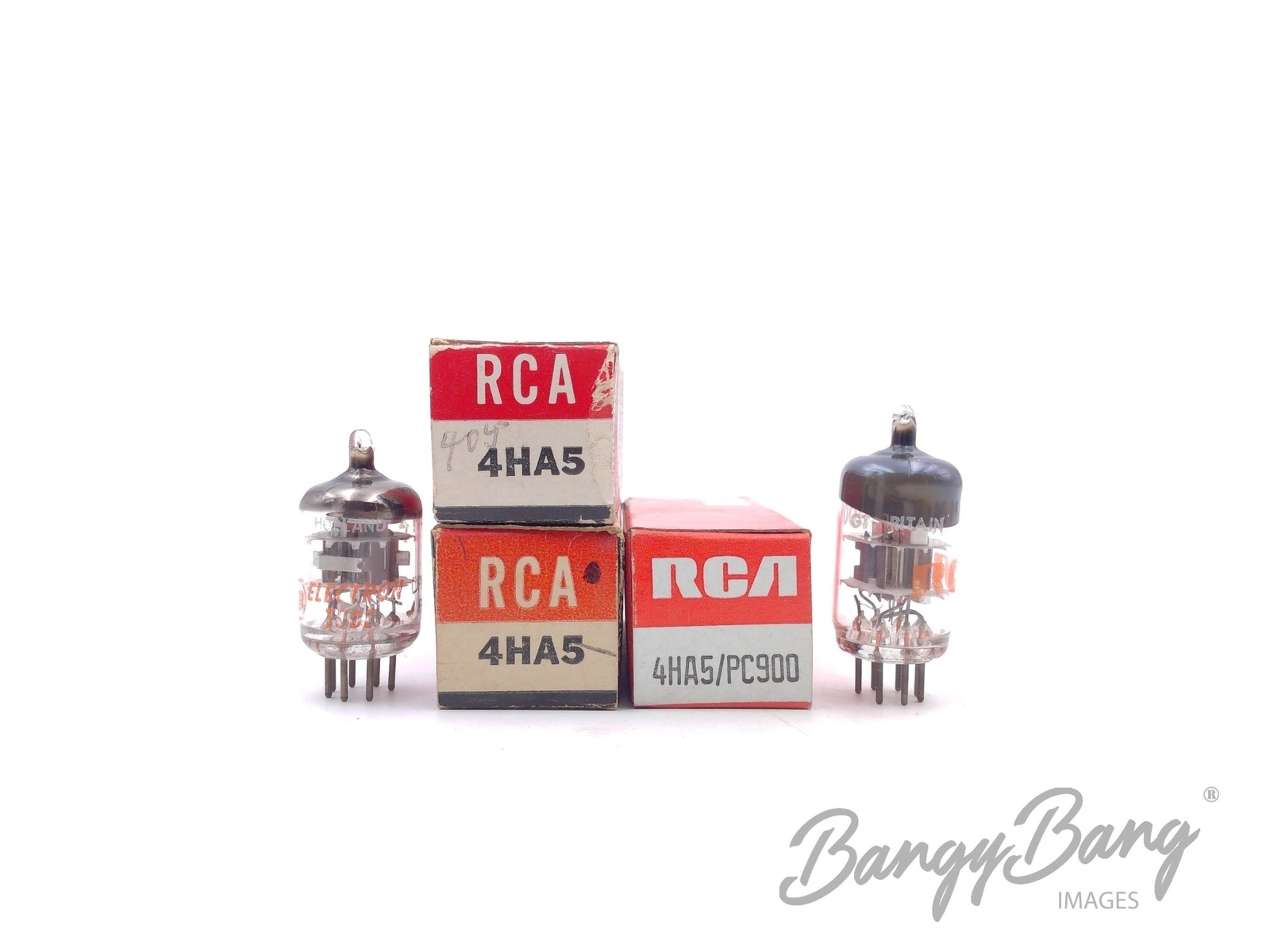 3 Vintage RCA 4HA5/4HM5/4HQ5/PC900 Triode VHF TV Audio Vacuum Tube ...