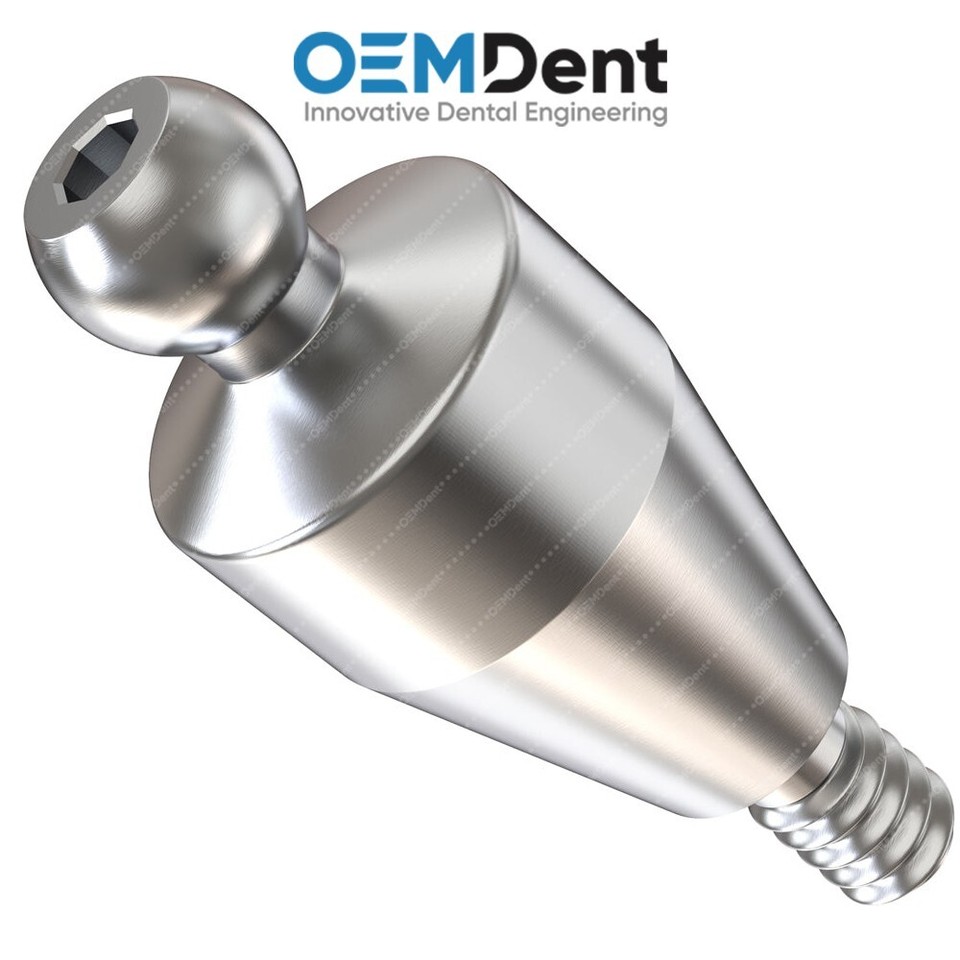 x5 Dental Straight Ball Attachment RP Nobel Active® Compatible Conical ...