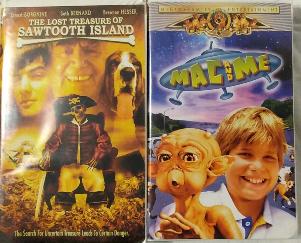 18 VHS Children Flintstones Peter Pan Hook Muppets Space Sawtooth Mac ...