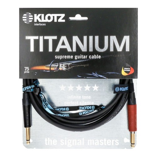 Klotz TI-0600PSP Titanium Instrument Cable Neutrik SilentPlug 6.0m 20FT, ST-ST | eBay