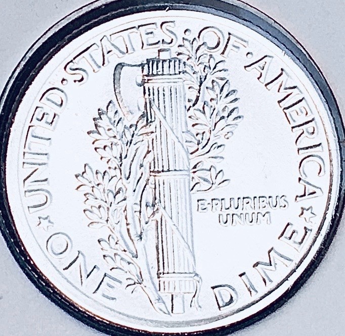 1917-P Mercury Dime, FULL Split Bands, Superb Gem BU++ FSB, RARE This ...