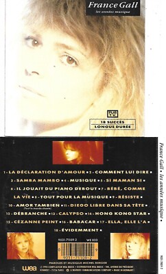 CD 18 TITRES FRANCE GALL LES ANNEES MUSIQUE BEST OF 1990 (sans boitier ...