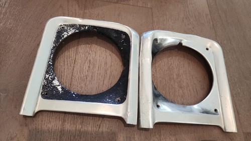 1971-1972 Ford F100 F150 F250 F350 71 2 Headlight Bezels Trim Doors ...