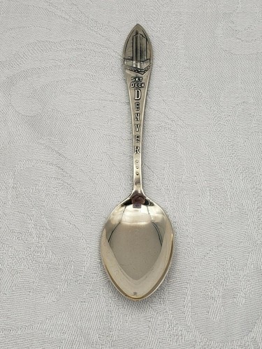Vintage Denver, Colorado Sterling Silver Souvenir Spoon with Sky Deck ...
