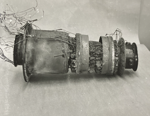 1950s Damaged Aircraft Jet Engine? Aviation WWII? Original Real Old ...