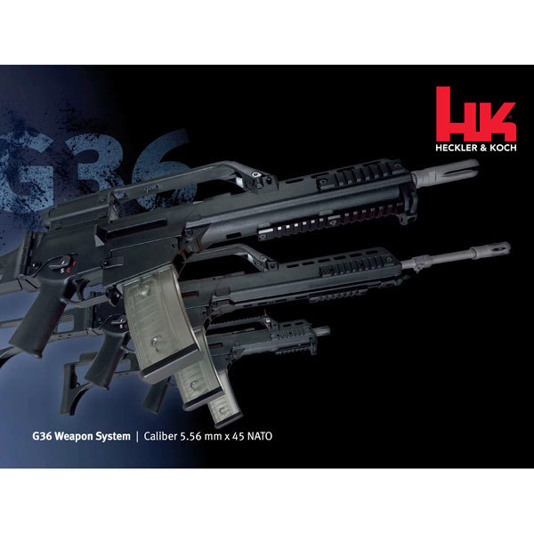 Heckler Koch HK G36 Weapon System Rifle Large Print Poster 33 x 23.5 ...
