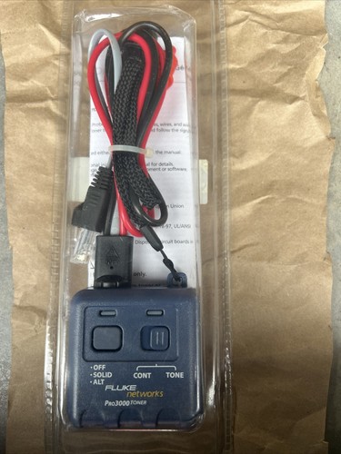 Fluke Networks 262003AL Pro3000 Analog Tone Generator with Alligator ...