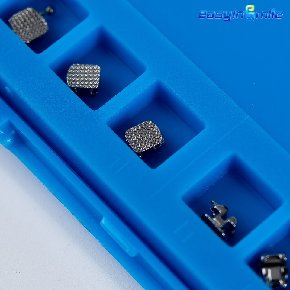 12 Sets Dental Orthodontic Brackets Self Ligating Mini MBT 022 Hooks ...