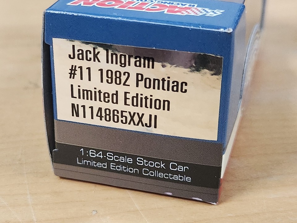 2013 #11 Jack Ingram Oak Stone 1982 Pontiac 1/64 Action NASCAR Diecast ...