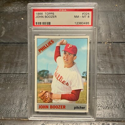 1966 Topps John Boozer #324 *Phillies* PSA 8 NM-MT | eBay