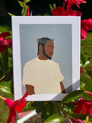Kendrick Lamar Rapper acrylic paintings on canvas hand painted ...