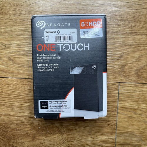 Seagate One Touch USB 3.2 External Hard Drive 5TB - Black STKZ5000400 ...
