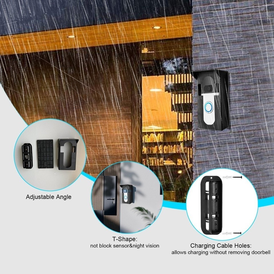 Adjustable Angle Doorbell Bracket Home Security Adjustable Viewing ...