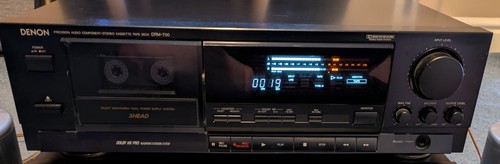 Denon DRM-700 Stereo Cassette Tape Deck Audio 3 Head Dolby HX PRO ...