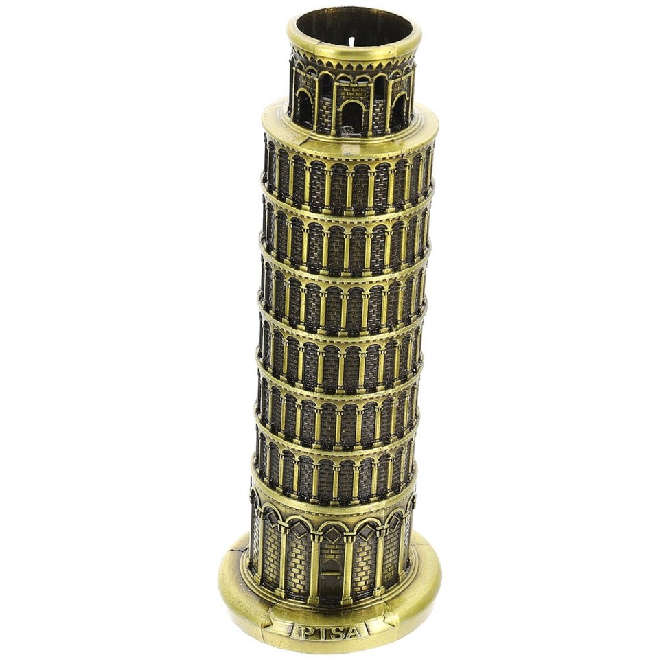 Alloy Leaning Tower Of Pisa Building Figurine Unique Desk Decor | eBay ...
