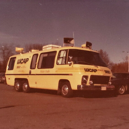 Mobile AM Radio Studio Photo 1970s WCAP Lowell Massachusetts GMC ...