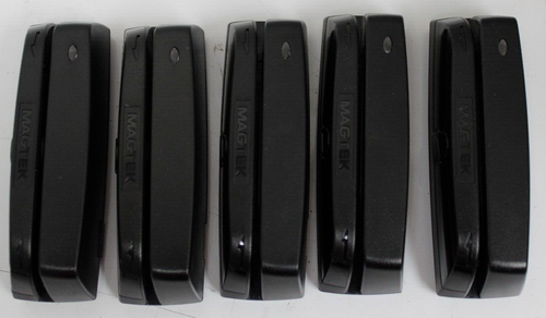 Lot Of 5 Magtek 21073075 Dynamag Bi-Directional MSR USB HiD Card ...