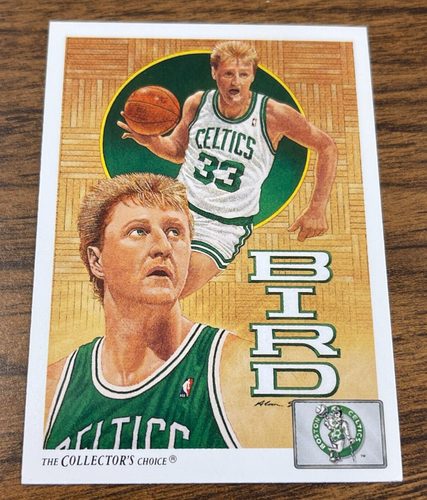1991 The Collector's Choice # 77 Larry Bird - Boston Celtics Checklist ...