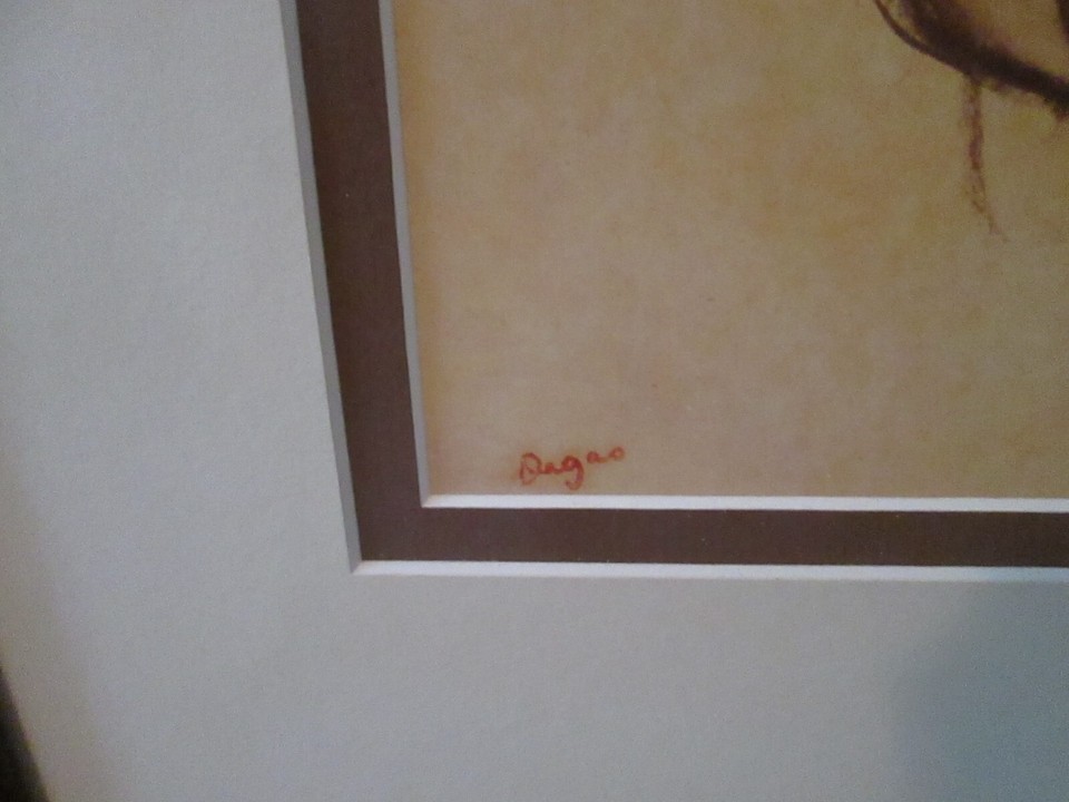 EDGAR DEGAS RARE RED INK ART SIGNED PAINTING LITHOGRAPH ETCHING VINTAGE ...