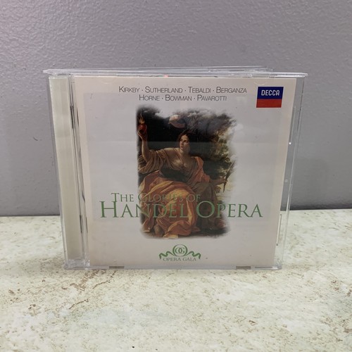 The Glories of Handel Opera DECCA CD Kirkby Sutherland Horne Pavarotti ...