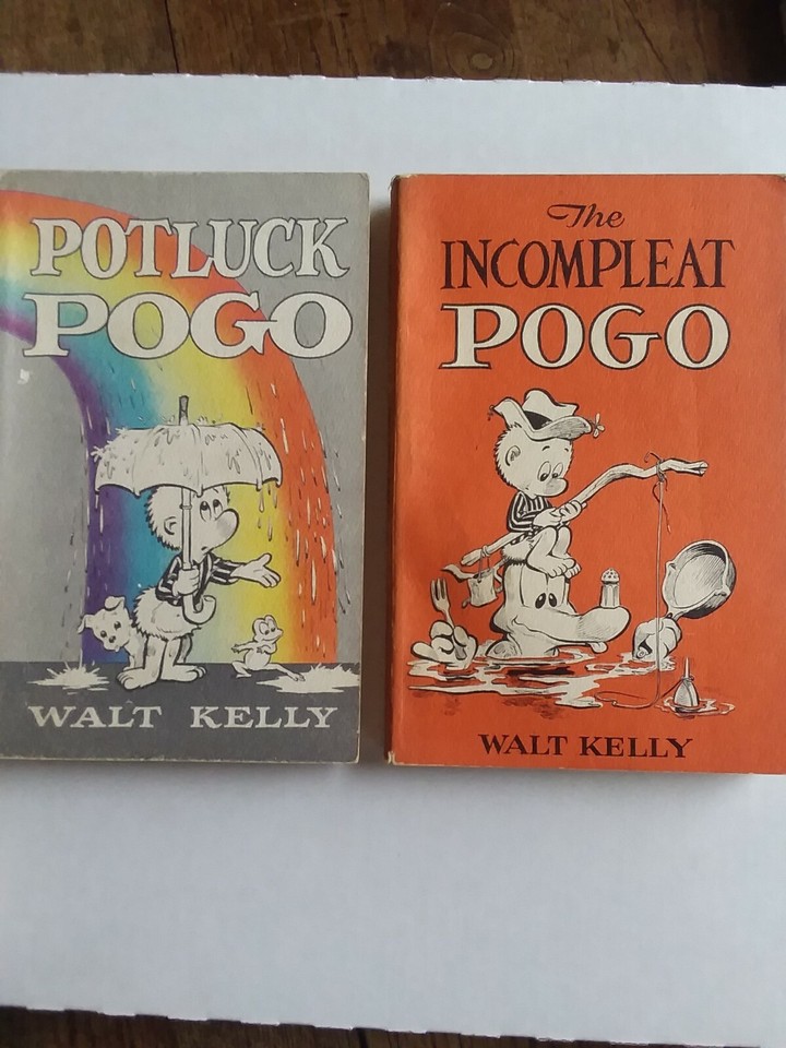 Pogo comics, Walt Kelly humor, satire, 3 books | eBay