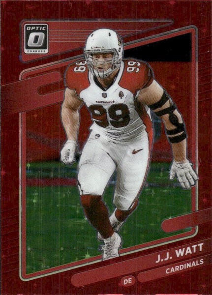 2021 Panini Donruss Optic - Red Stars Prizm #180 J.J. Watt for sale ...