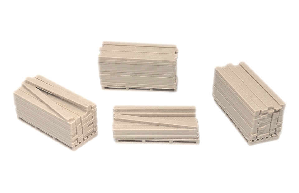 OO Gauge Pallets of Sleeper Packs Model Railway Scenery | eBay UK