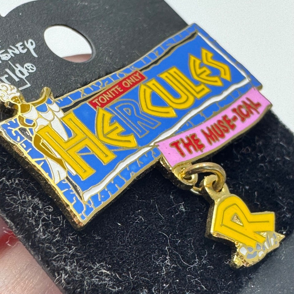 Disney Cruise Line Hercules The Muse-ical Lapel Pin Dangle Musical DCL ...