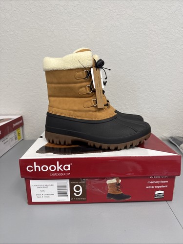 Chooka Women's Water-Repellent Cold Weather Insulated Snow Boots - Size ...